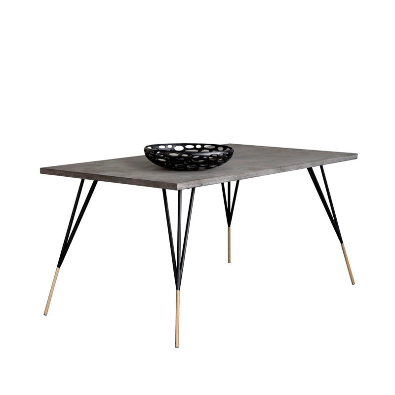 Saige cement dinning table – MAISON GALLERY